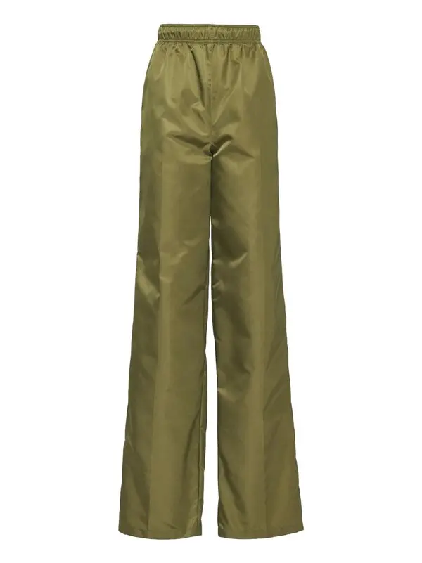 Prada Re-nylon Straight-leg Trousers - Green
