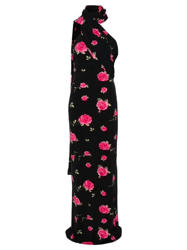 Magda Butrym Wrap Maxi Dress - Black