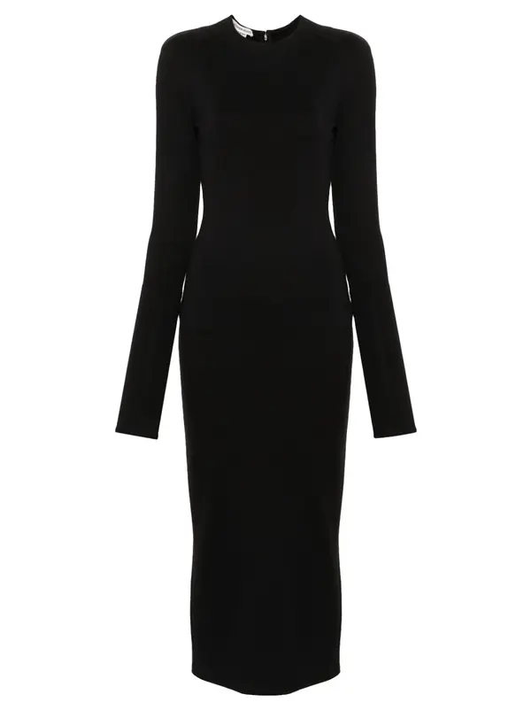 ALESSANDRO VIGILANTE Cut-out Midi Dress - Black