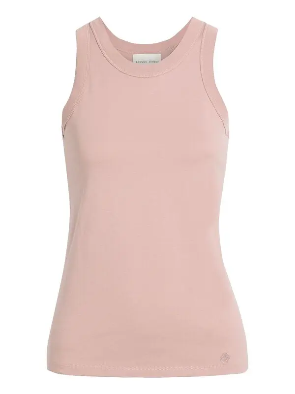 Loulou De Saison Pima Cotton-jersey Tank - Blush