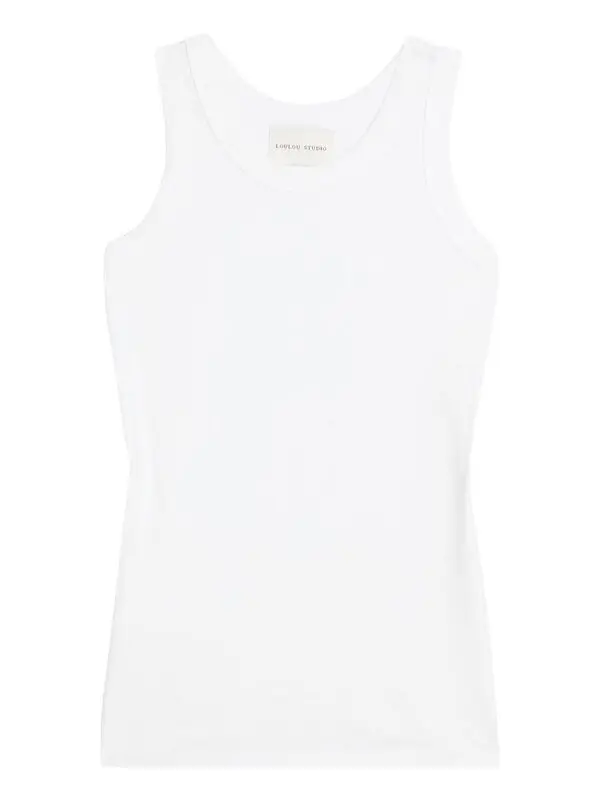 Loulou De Saison Pima Cotton-jersey Tank - White