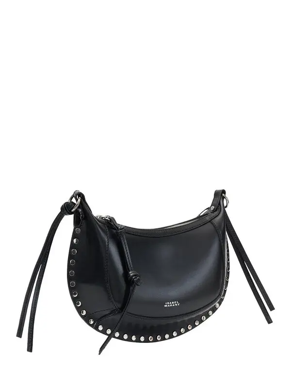 Isabel Marant Oskan Moon Bag - Black/silver