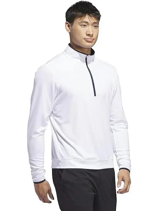 Adidas Core Lightweight 1/2 Zip Pullover - White