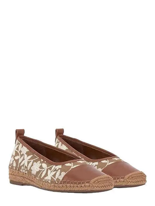 Vince Camuto Embellished Espadrille Wedge Sandals - Tan