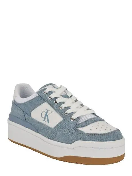 Calvin Klein Alondra Platform Sneakers - Medium Blue