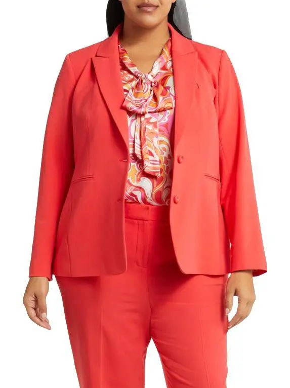 TAHARI ASL Striped Lining Blazer - Grenadine