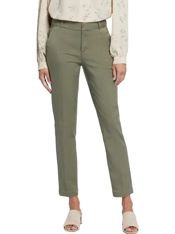 NYDJ Sadie Slim Trousers - Avocado