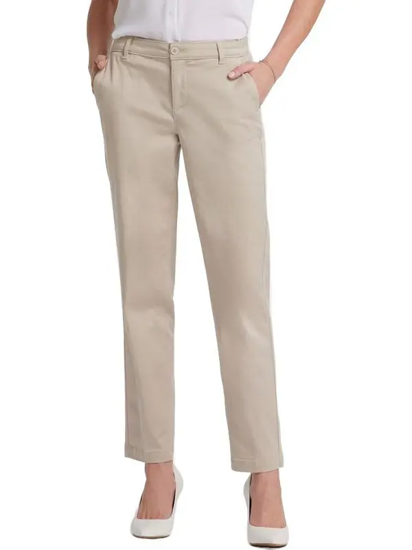 NYDJ Sadie Slim Trousers - Feather
