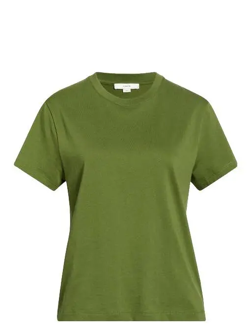 Vince Pima Cotton Crewneck T-shirt - Herb