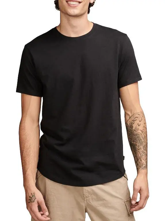 Lucky Brand Crewneck Supima® Cotton T-shirt - Jet Black
