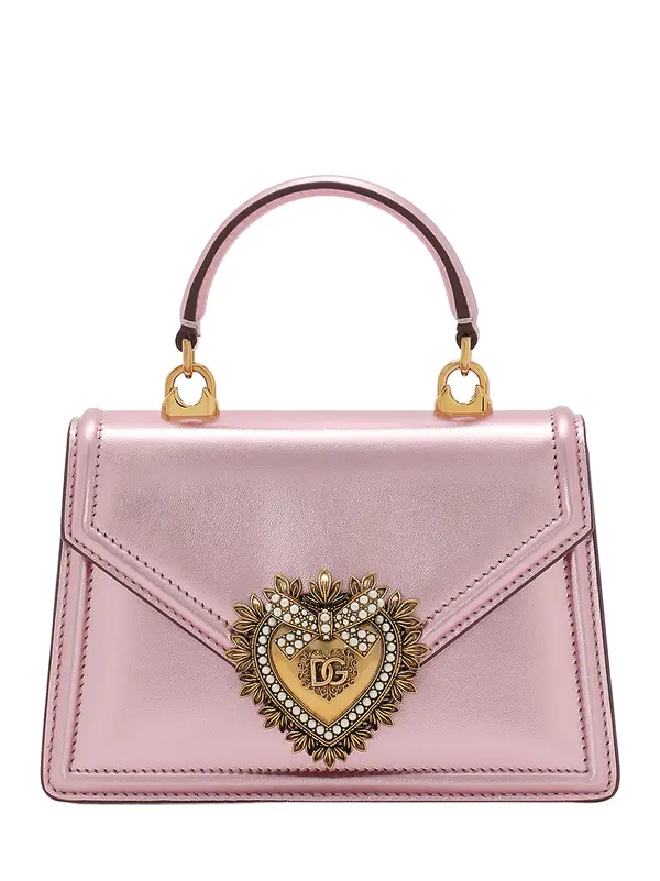 Dolce & Gabbana Small Devotion Top-handle Bag - Pink