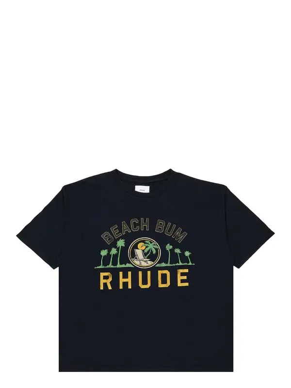 Rhude Palmera Tee - Black