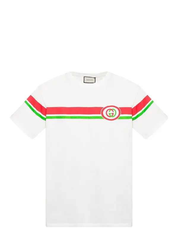 Gucci Logo Crew Neck T-shirt - White