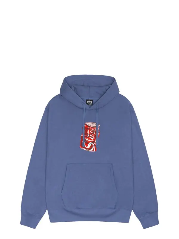 StÜssy Soda Can Hooded Sweatshirt - Blue