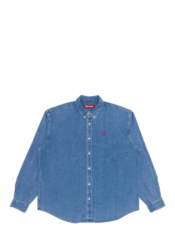 Supreme Small Box Shirt 'denim - Blue