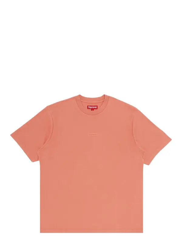 Supreme High Density Small Box Short-sleeve Top 'peach - Orange
