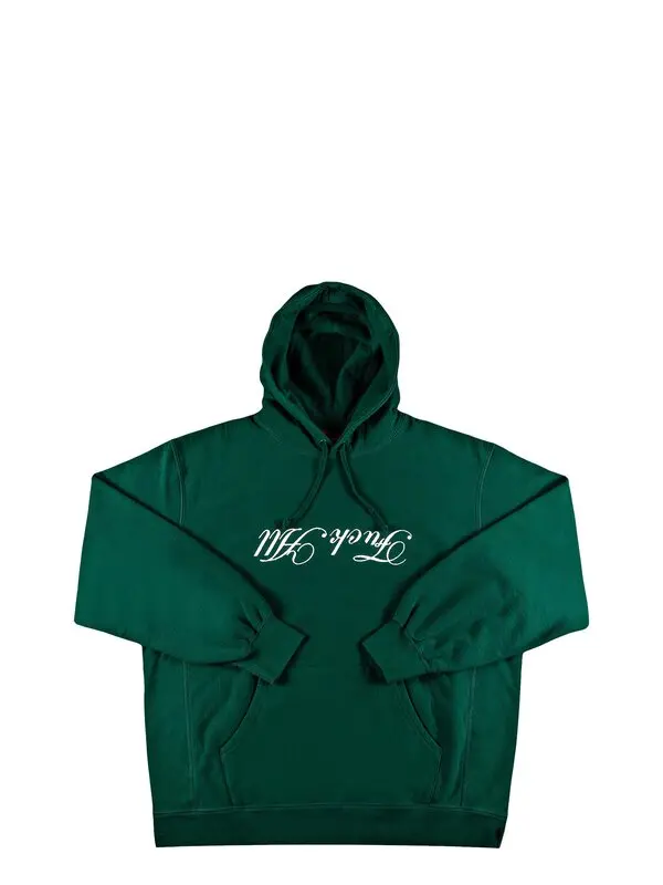 Supreme X Jamie Reid Fuck All Hooded Sweatshirt - Green
