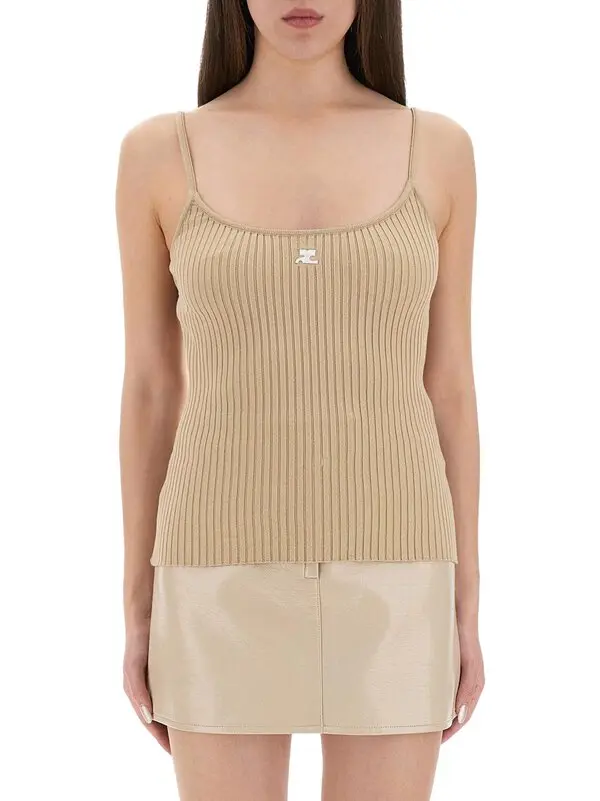 COURREGES T-shirt - Beige