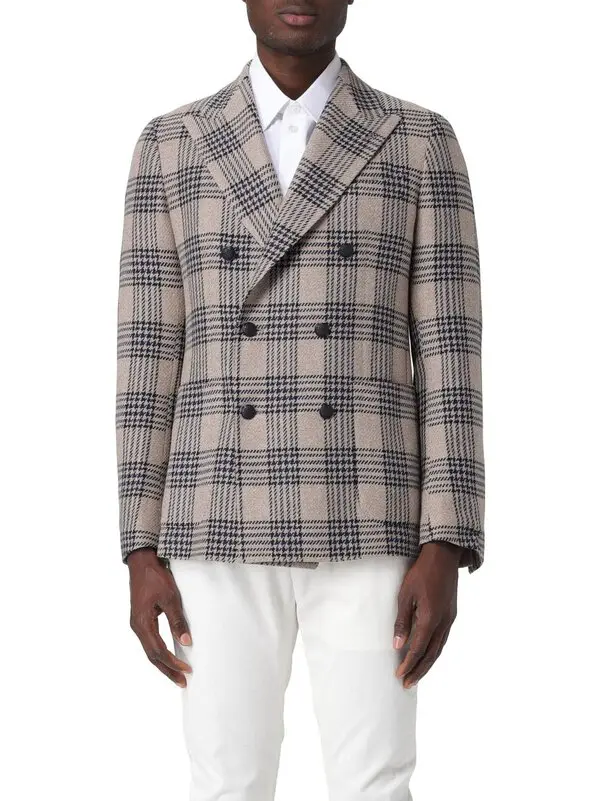 Tagliatore Double-breasted Jacket - Tobacco