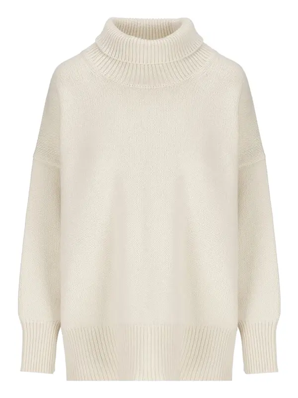 Chloé C Mere Turtleneck Sweater - White