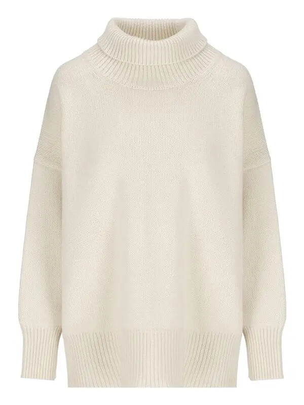 Chloé C Mere Turtleneck Sweater - White