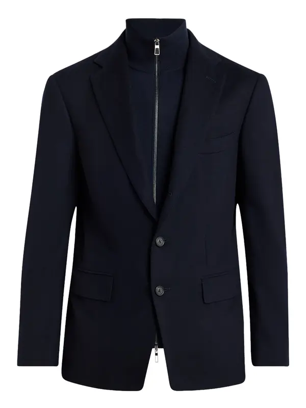 Loro Piana Rivoli" Sport Coat - Blue/navy