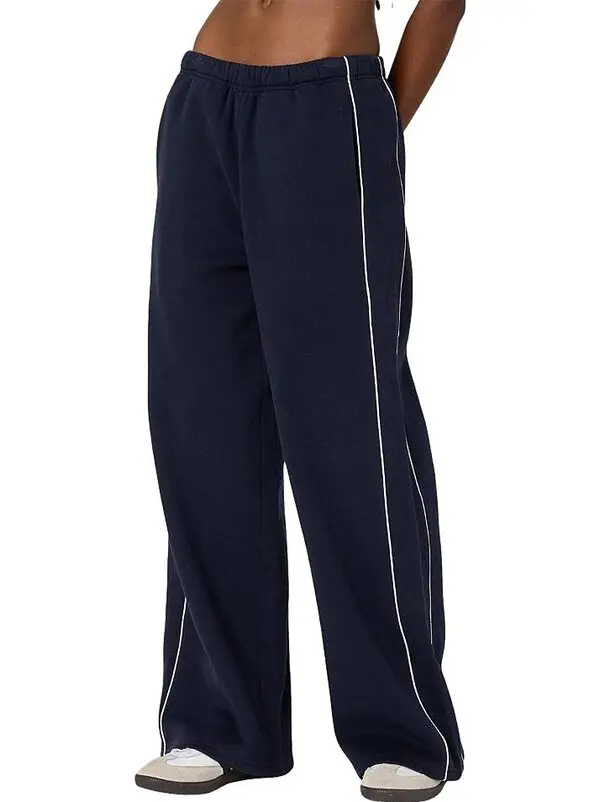 EDIKTED Autumn Sweatpants - Navy