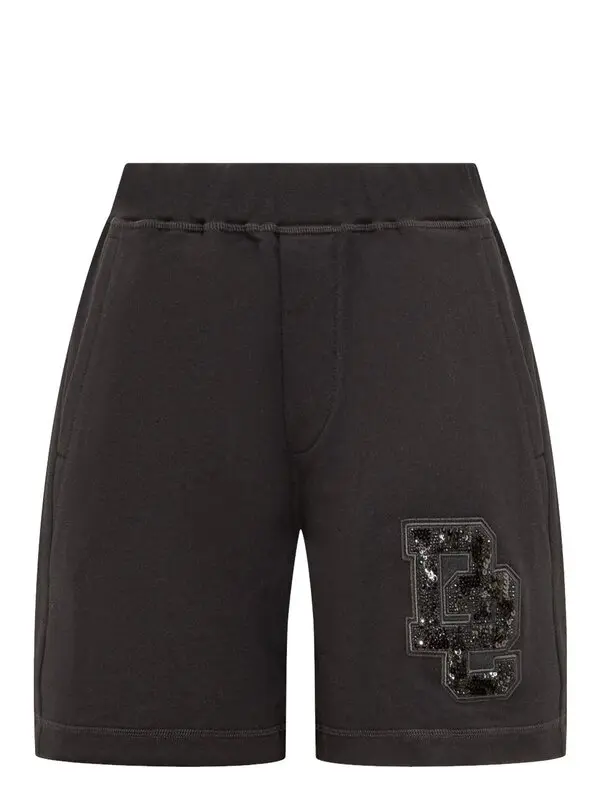 Dsquared2 Cotton Shorts - Black