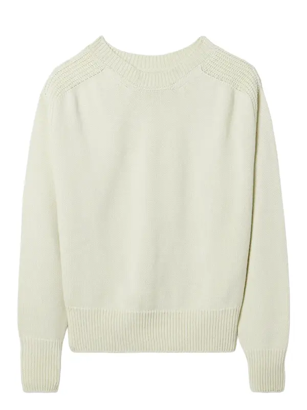 Sasuphi Cutout Cashmere Sweater - Yellow