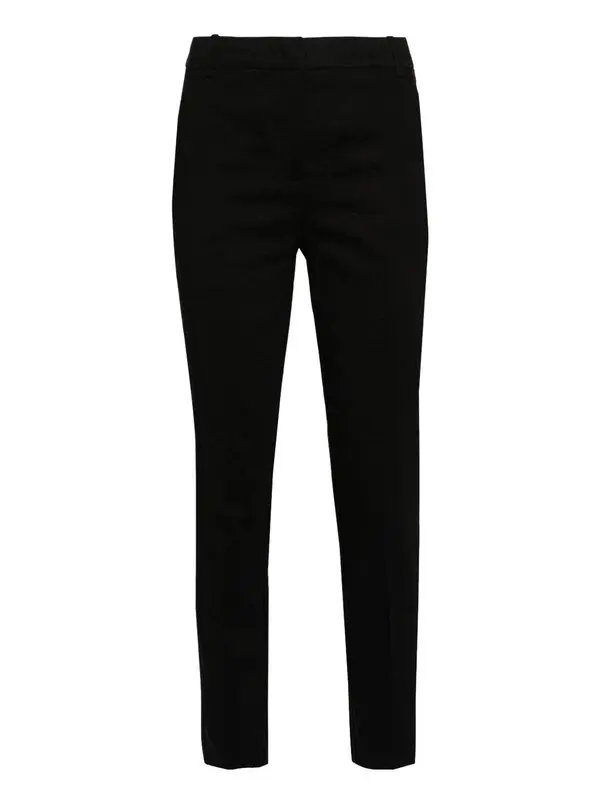 Pinko Bello Mid-waist Cigarette Trousers - Black