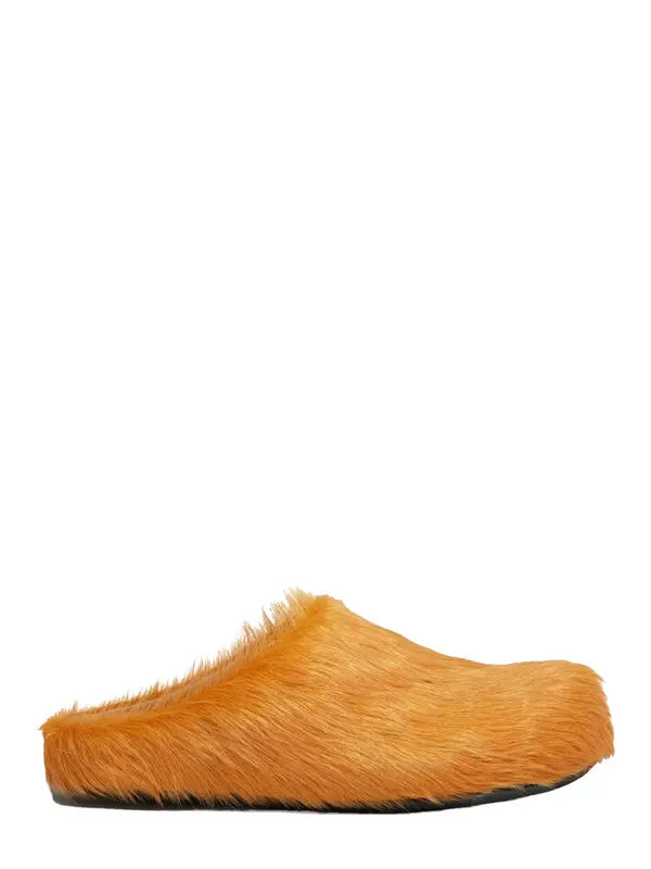 Marni Fussbet Sabot Slippers - Orange