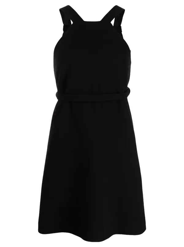 Patou Halterneck Mini Dress - Black