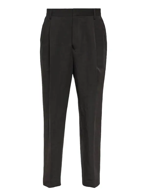 Dries Van Noten Straight Pants - Black