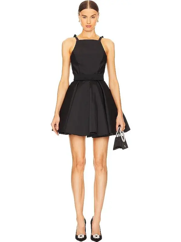 THE NEW ARRIVALS ILKYAZ OZEL Reine Mini Dress - New Yorker Black
