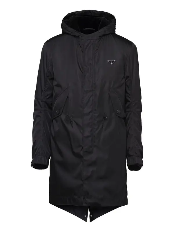 Prada Re-nylon Parka - Black