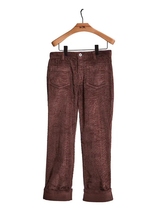 COACH Restored Corduroy Pants - Dark Teak