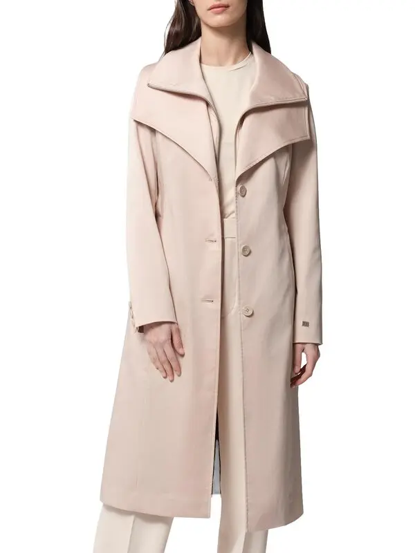 Soia & Kyo Modular Utility Trench Coat - Mist