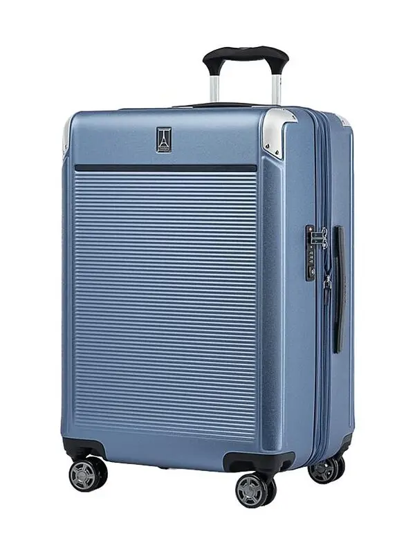 TRAVELPRO Platinum Elite Hardside Medium Expandable Spinner Suitcase - Dark Sky Blue