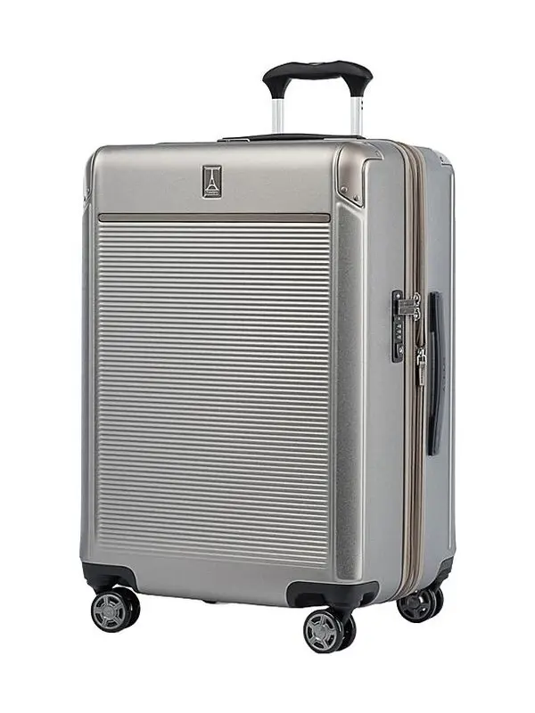 TRAVELPRO Platinum Elite Hardside Medium Expandable Spinner Suitcase - Metallic Sand