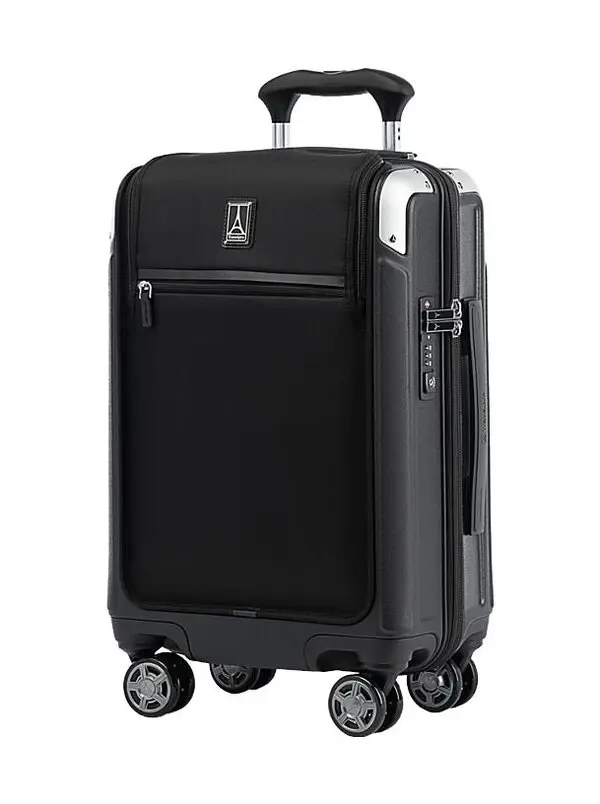 TRAVELPRO Platinum Elite Business Plus Carry On Expandable Hardside Spinner Suitcase - Shadow Black