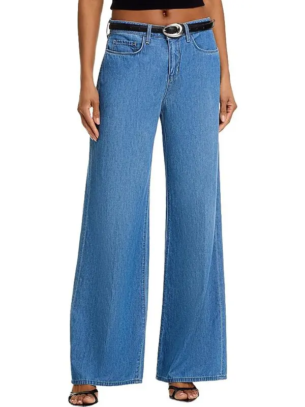 L'Agence Alicent High-rise Wide-leg Jeans - Stokes