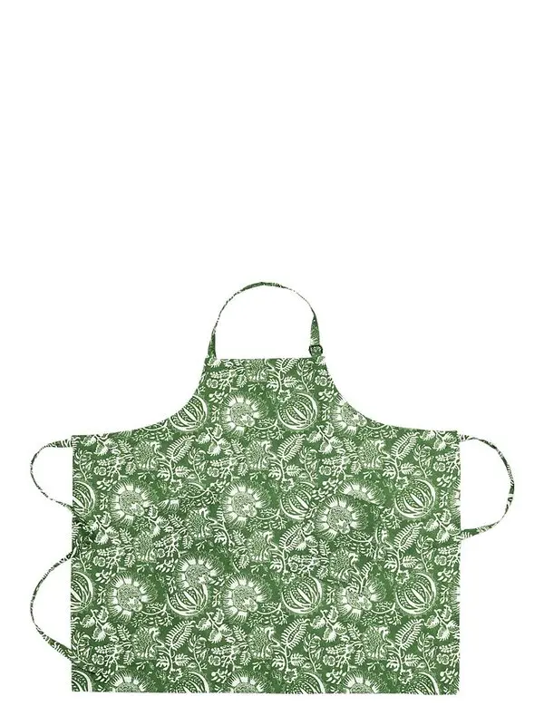 MATOUK Schumacher Linen Apron - Granada Palm