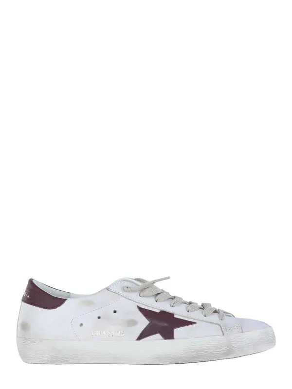 Golden Goose Super Star Leather Sneakers - White