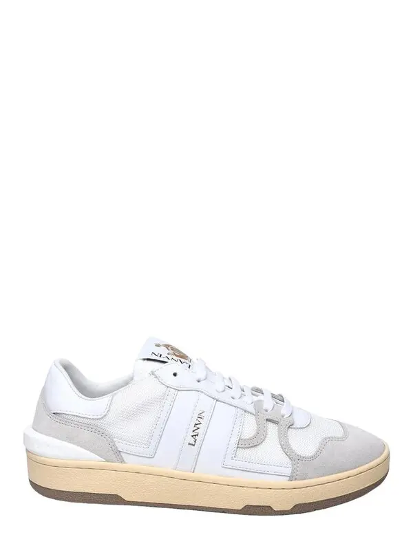 LANVIN Leather Blend Sneakers - White