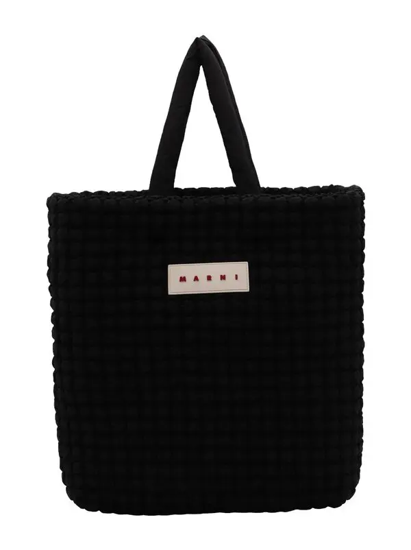 Marni Cotton Tote - Black