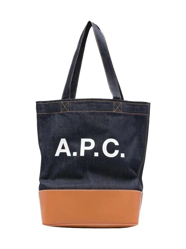 A.p.c. Shoulder Bag - Blue/brown