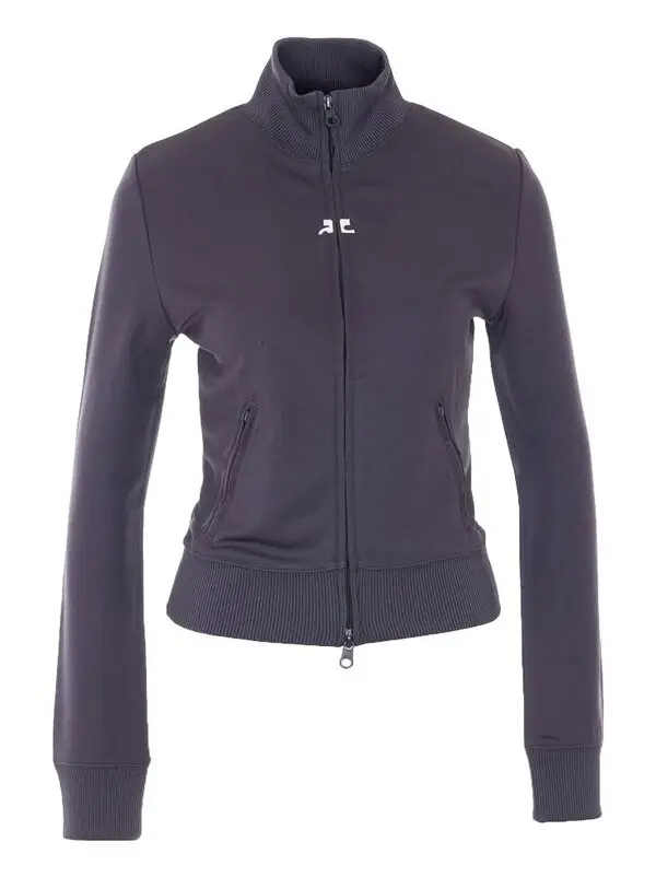 COURREGES Carbon Signature Track Jacket - Grey
