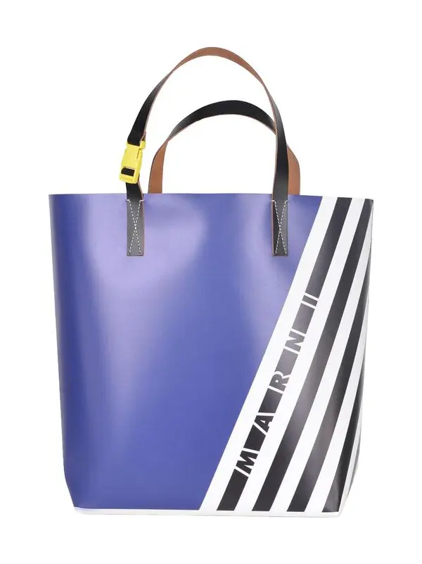 Marni Tribeca Shopping Bag - Blue