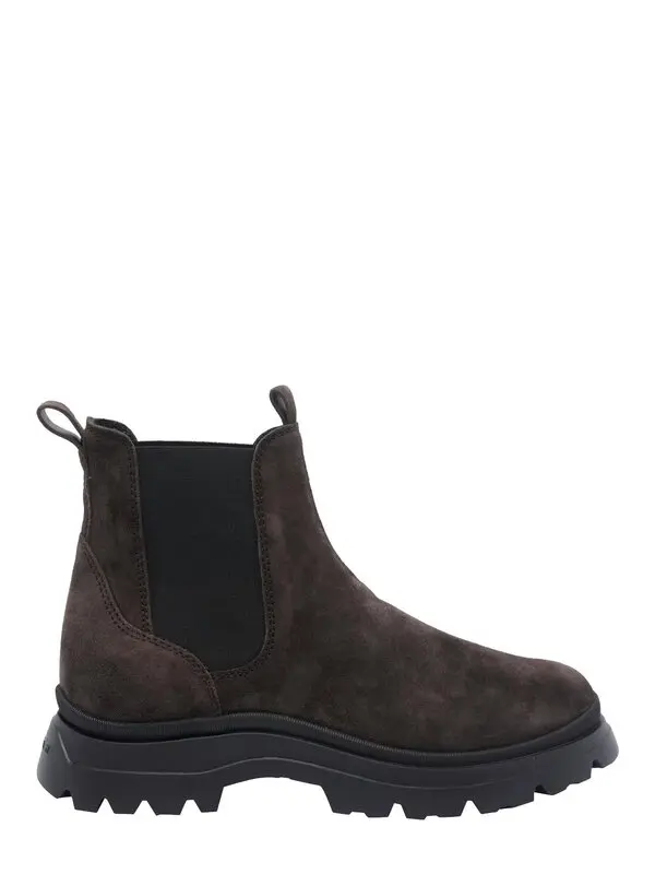 Hogan Booties - Brown