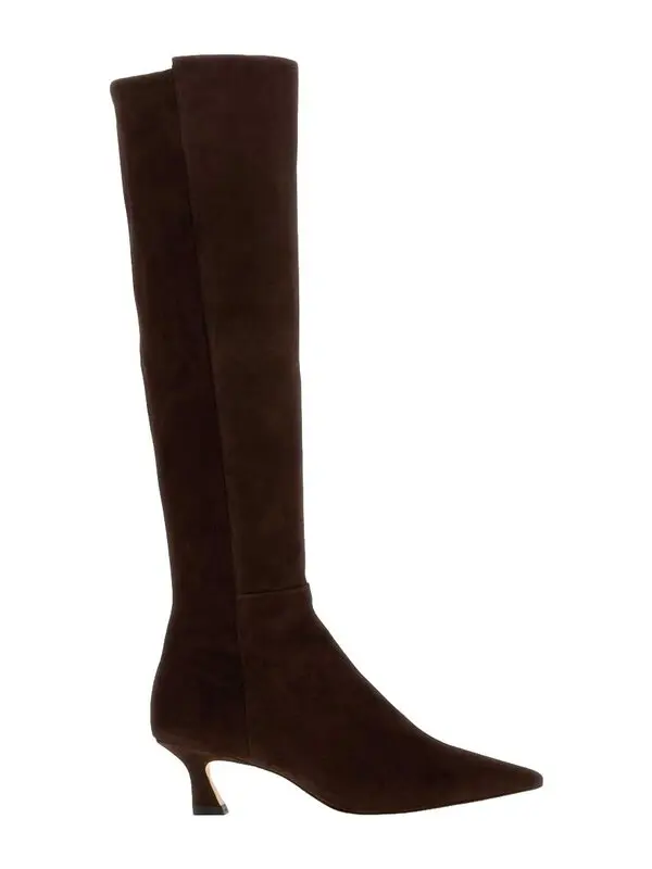 STUART WEITZMAN Winnie Suede Boots - Brown